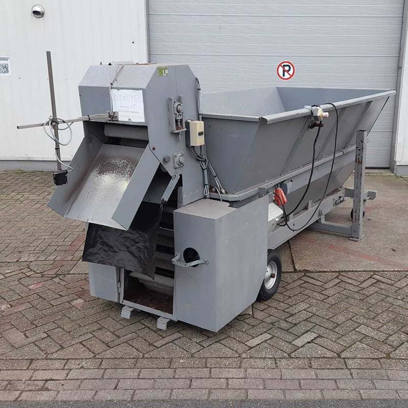 Heto mobile potting soil bunker stock bunker large pot filler in good ...