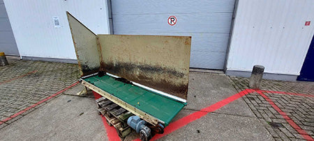 Anthe potting soil bunker system with conveyor belts and elevator ...