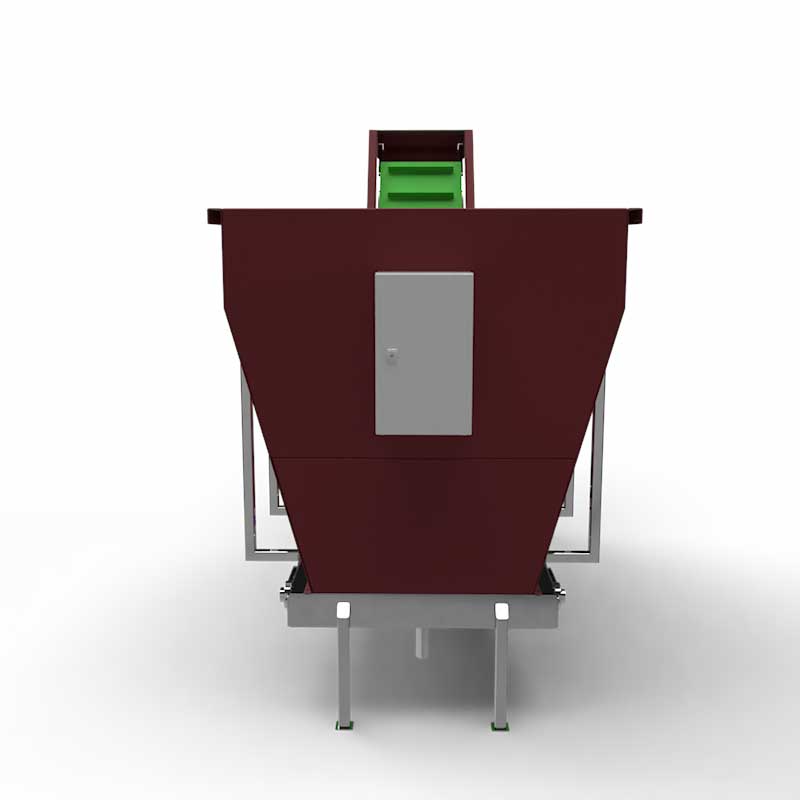 Mobile Potting soil bunker with gooseneck HETO – Heto-agro.com